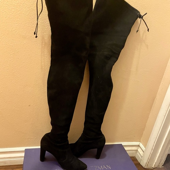 Stuart Weitzman | Shoes | Classic Alllegs Stuart Weitzman Noir Ultrastretch Over The Knee Black ...
